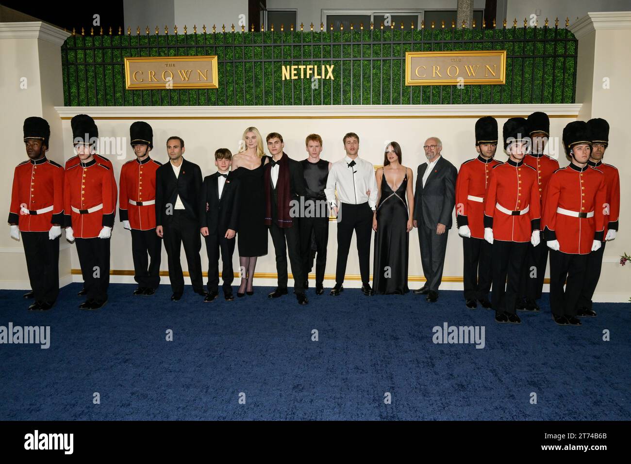 Westwood, California, USA. 12th Nov, 2023. (L-R) Khalid Abdalla, Fflyn ...
