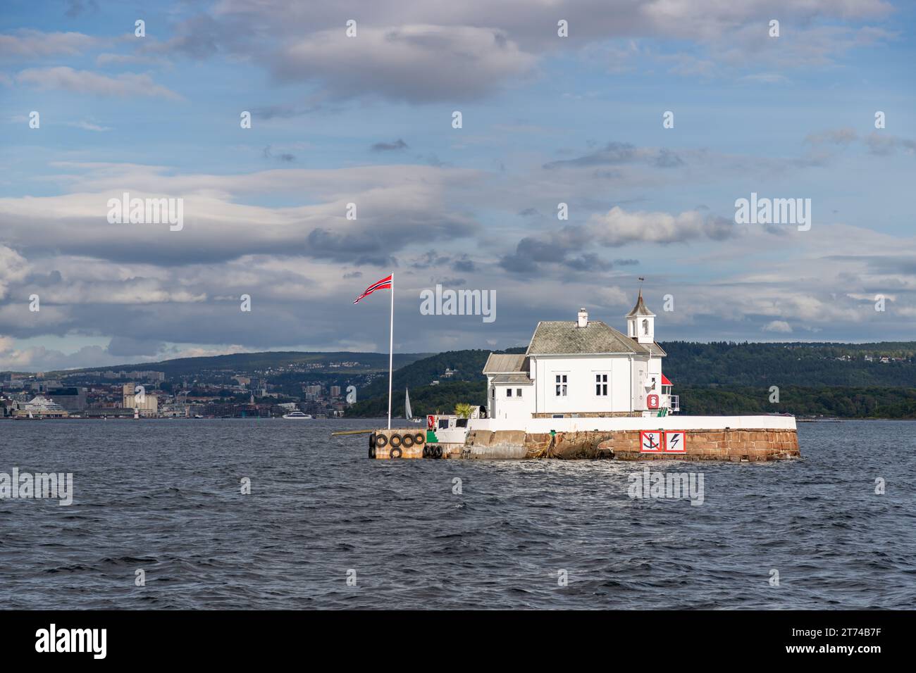 A picture of the Dyna Fyr restaurant Stock Photo - Alamy