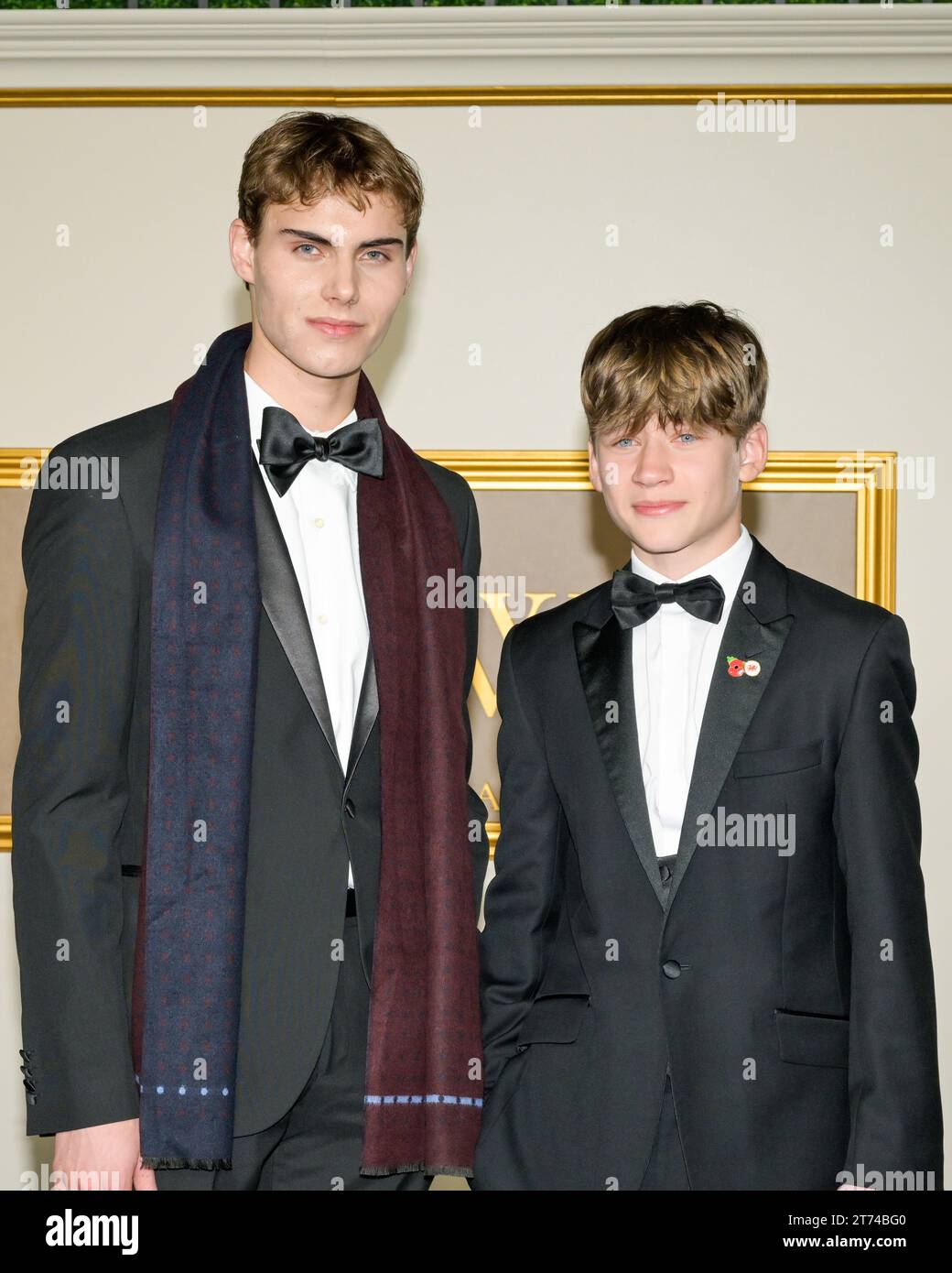 Westwood, California, USA. 12th Nov, 2023. Rufus Kampa and Fflyn ...