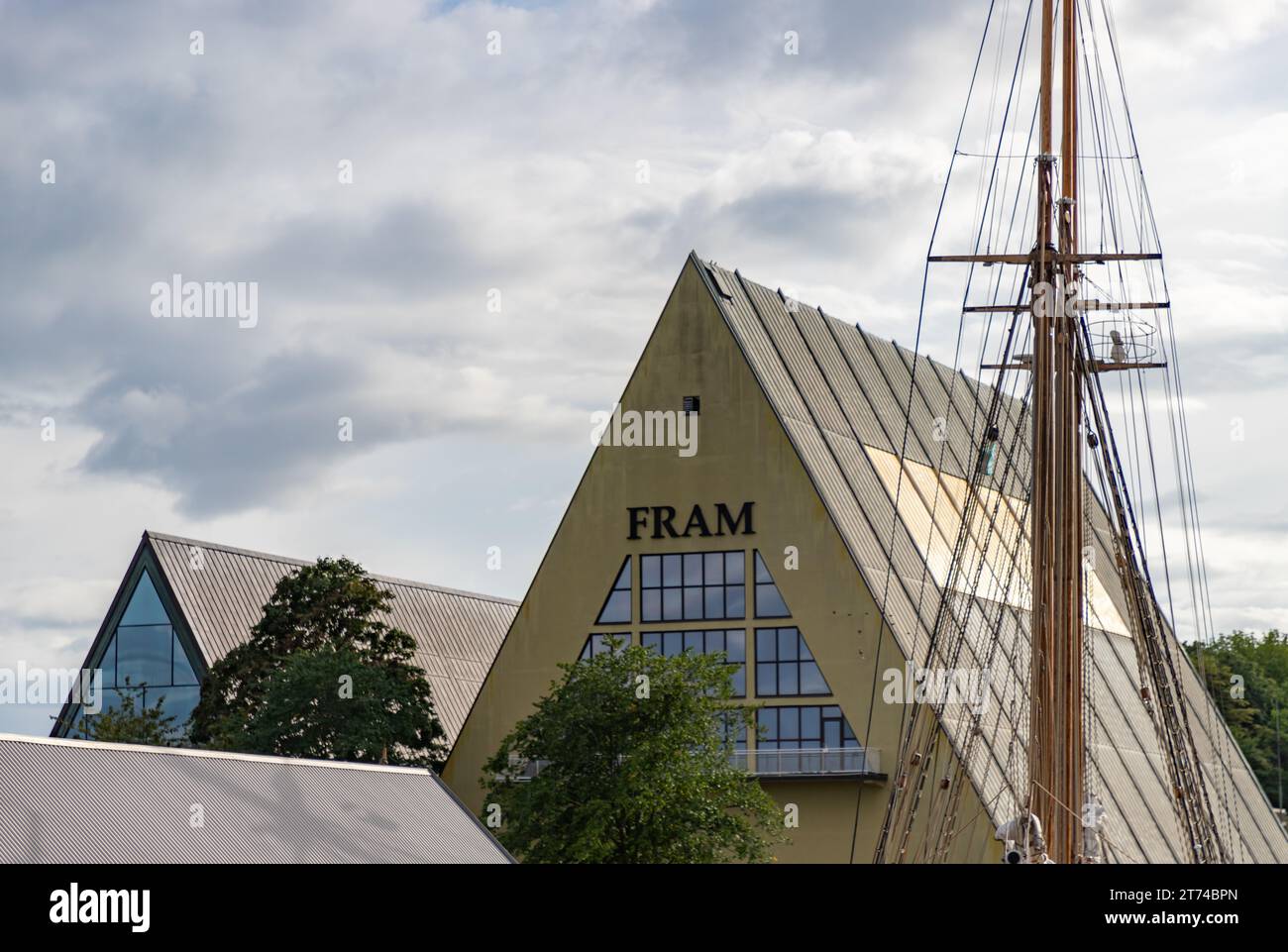 A picture of the Fram Museum Stock Photo - Alamy