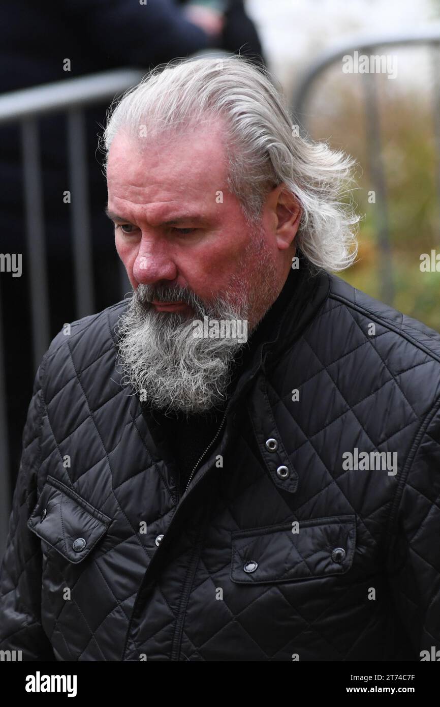 Manchester United player Brian McClair attends Sir Bobby Charltons ...