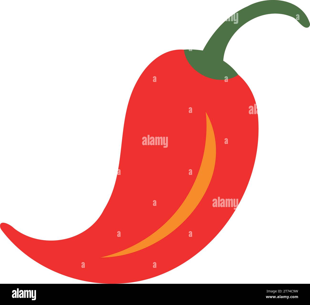 half jalapeno illustration Stock Vector Image & Art - Alamy