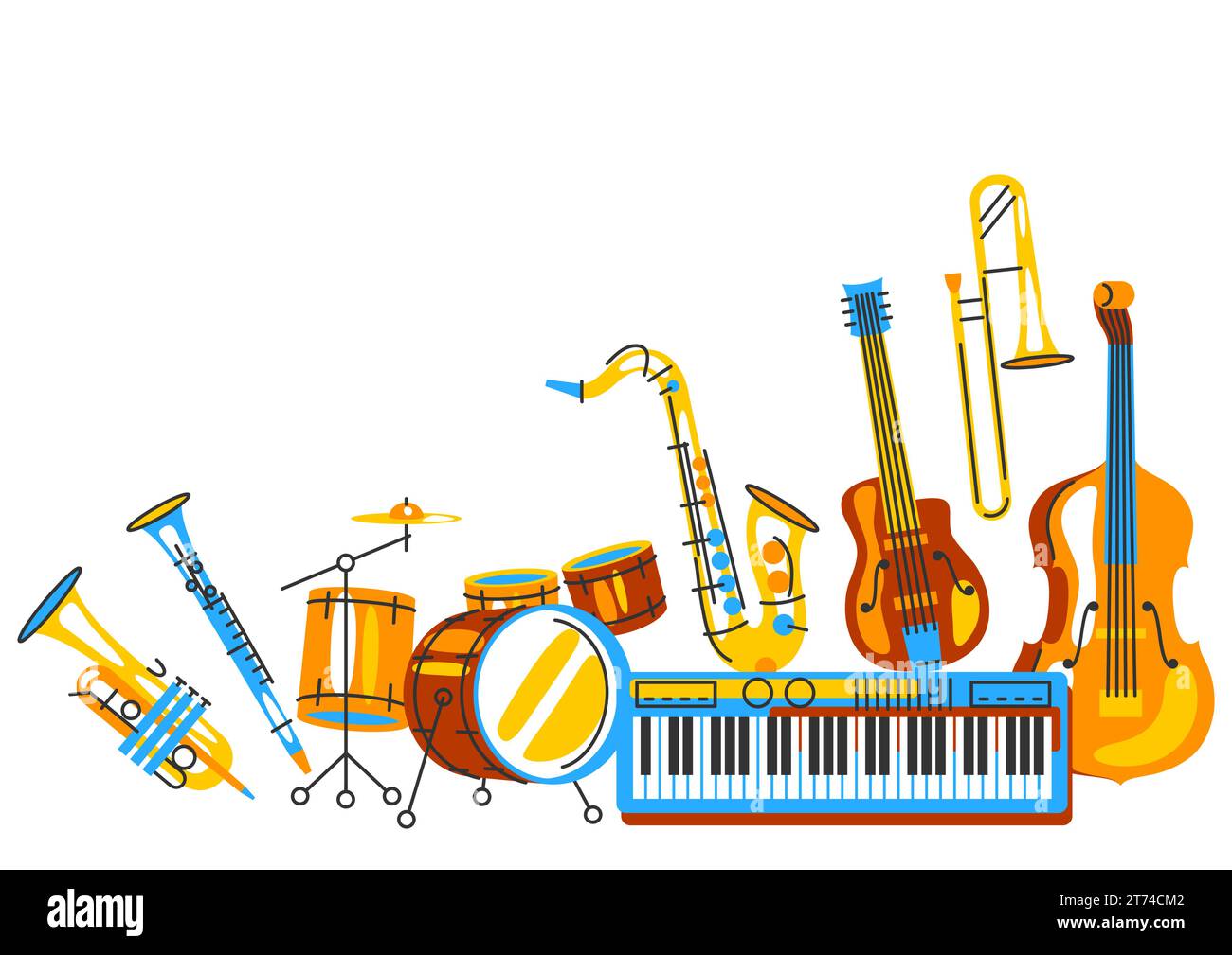 Vintage cymbal Stock Vector Images - Alamy