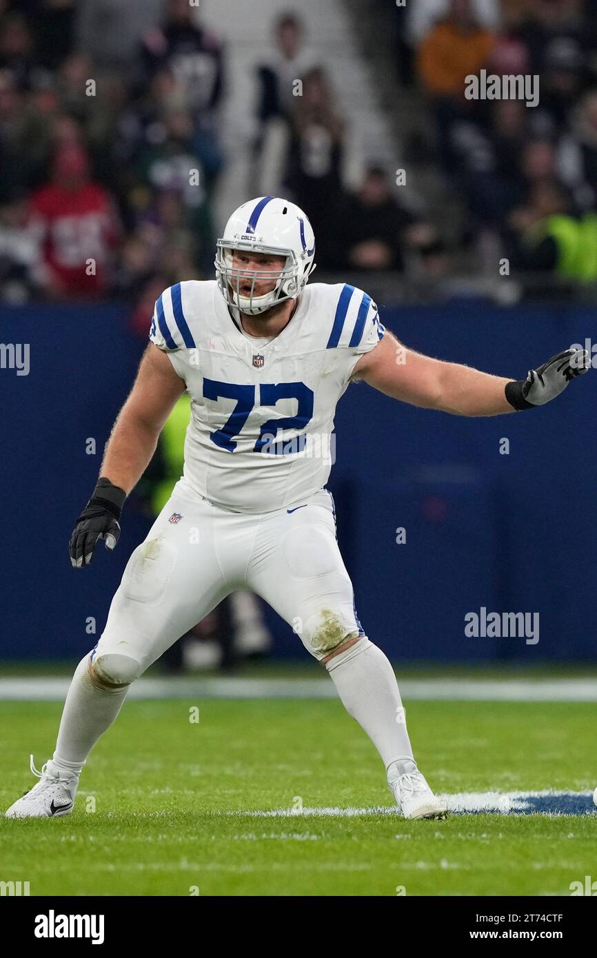 Indianapolis Colts offensive tackle Braden Smith (72) in action during ...
