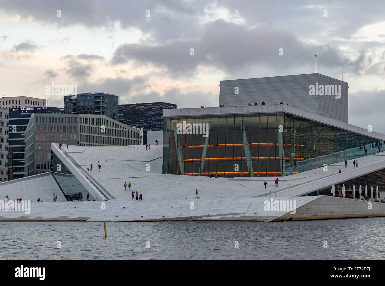 A picture of the Oslo Opera House at sunset Stock Photo - Alamy