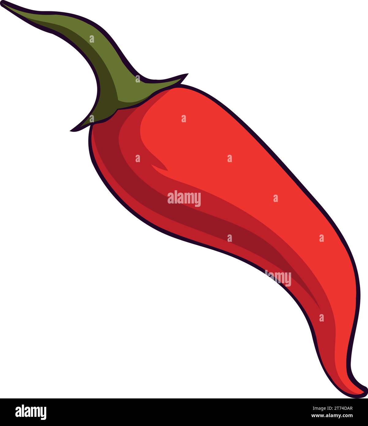 Jalapeno pepper chopped Stock Vector Images - Alamy