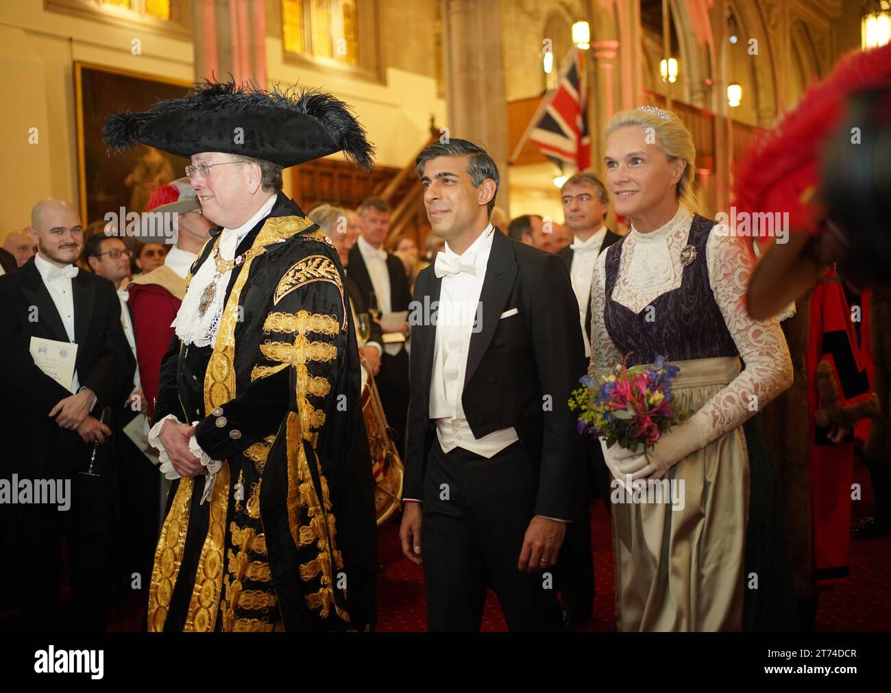 Lord Mayor of the City of London Michael Mainelli (left) and the Lady ...