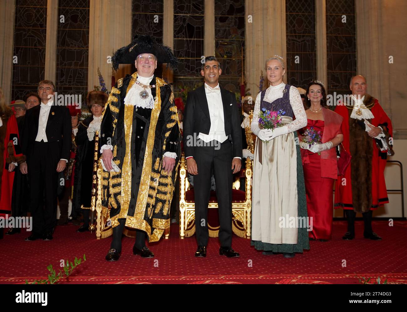Lord Mayor of the City of London Michael Mainelli (left) and the Lady ...