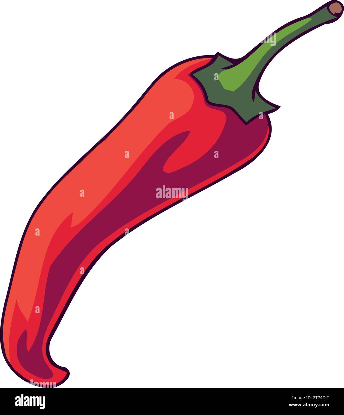 half jalapeno flavor Stock Vector Image & Art - Alamy