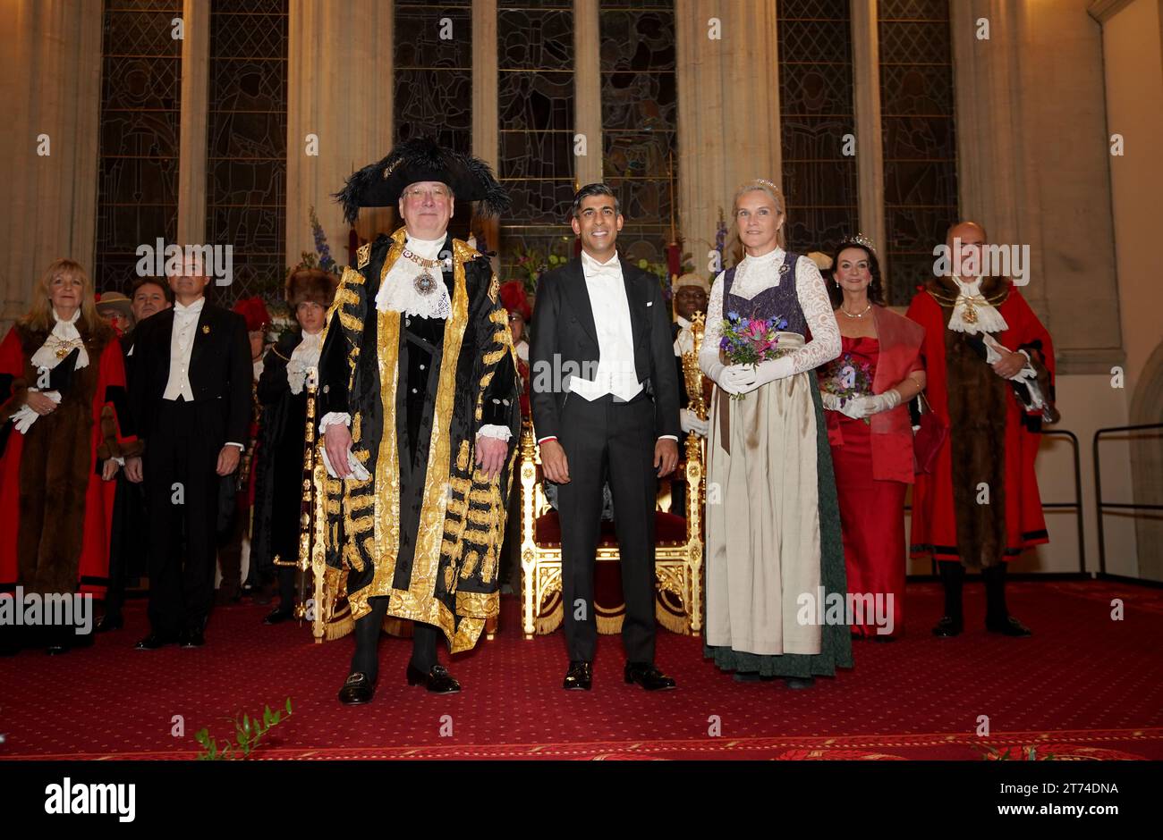 Lord Mayor of the City of London Michael Mainelli (left) and the Lady ...