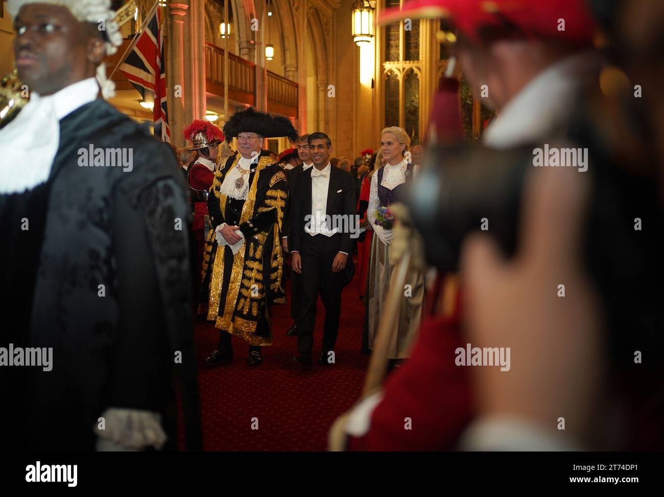 Lord Mayor of the City of London Michael Mainelli (left) and the Lady ...
