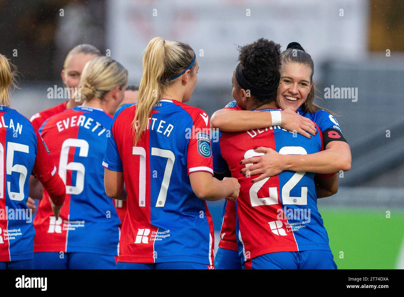 Sutton, UK. 08th Nov, 2023. The VBS Community Stadium, Sutton, England, November 12 2023 GOAL 3 ...