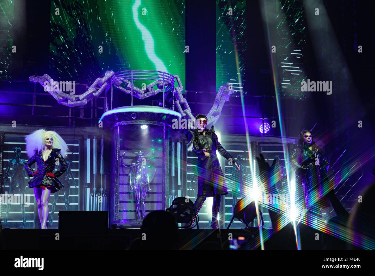 Milan, Italy. 13th Nov, 2023. The cast of RuPaul's Drag Race - Werq The ...