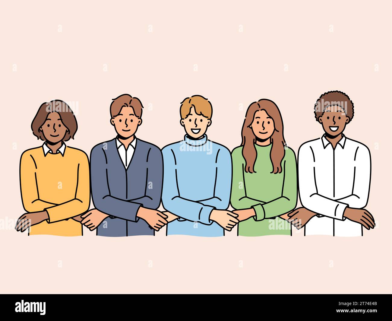 Lack of cohesion Stock Vector Images - Alamy