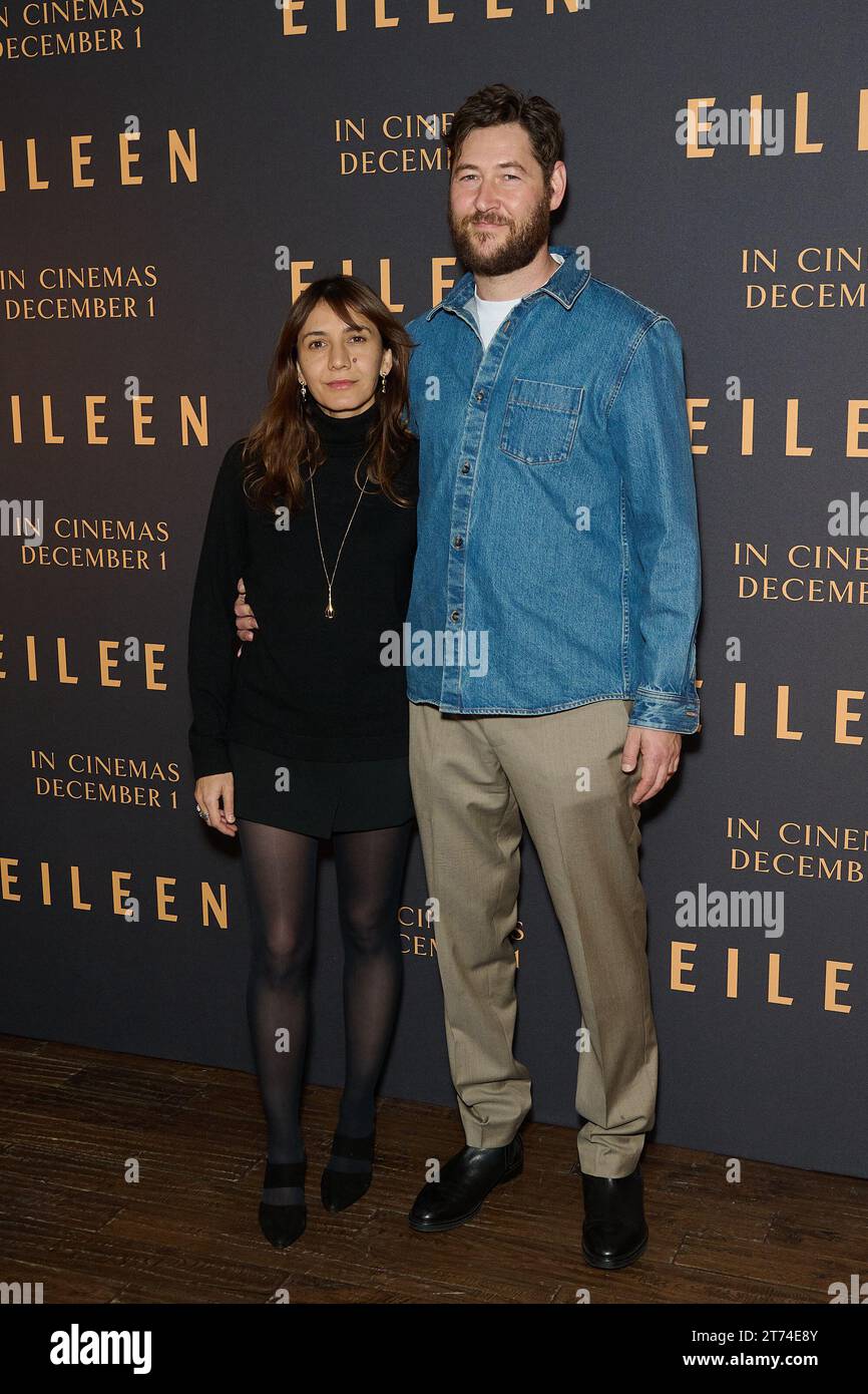 London, UK . 13 November, 2023 . Ottessa Moshfegh, Luke Goebel pictured ...