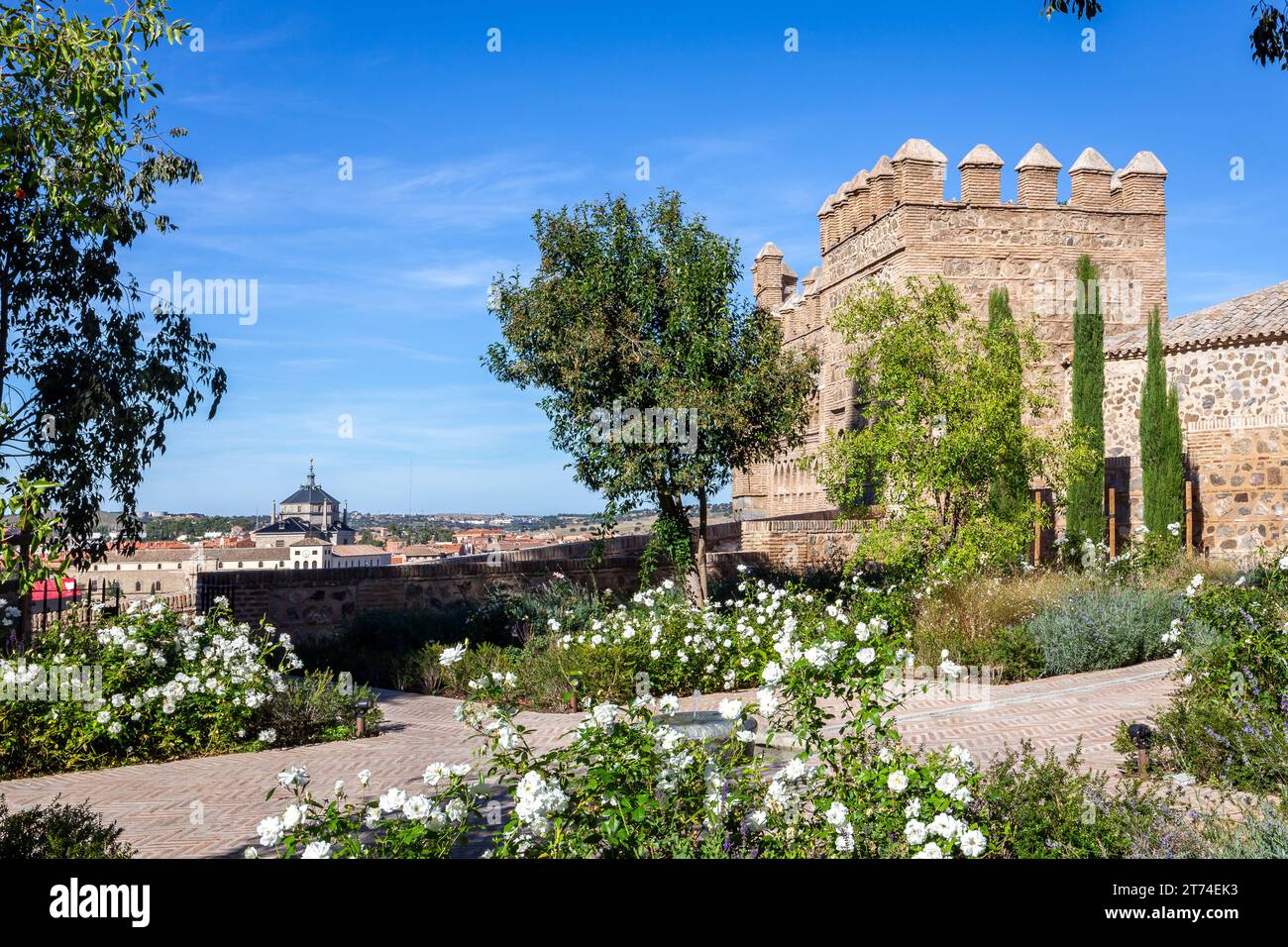 Puerta del Sol (The Hospitaller Knights gate), stone city gate of ...