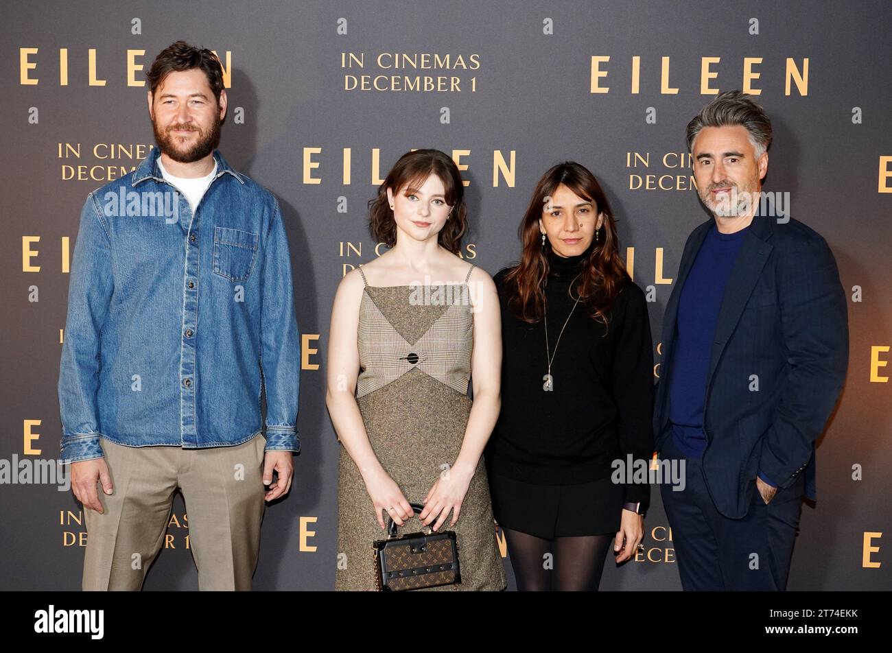 (left to right) Luke Goebel, Thomasin McKenzie, Ottessa Moshfegh and ...