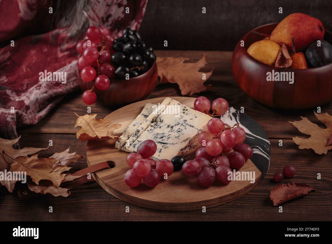 Catering cheese platter fruits hi-res stock photography and images - Alamy