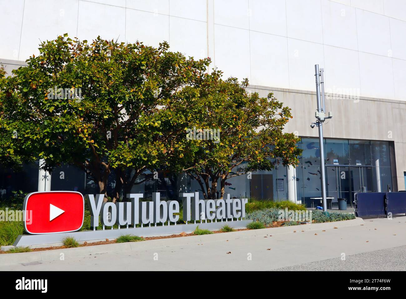 YouTube Theater located under the same structure that houses SoFi ...