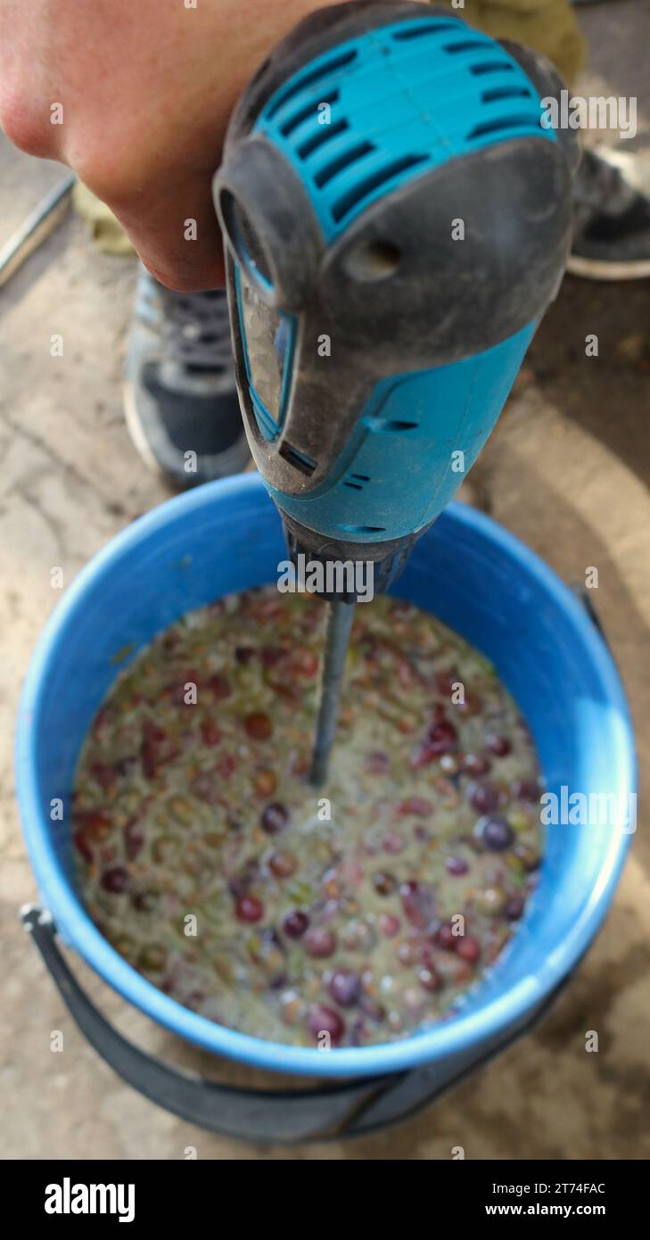 Large hand drill hi-res stock photography and images - Alamy