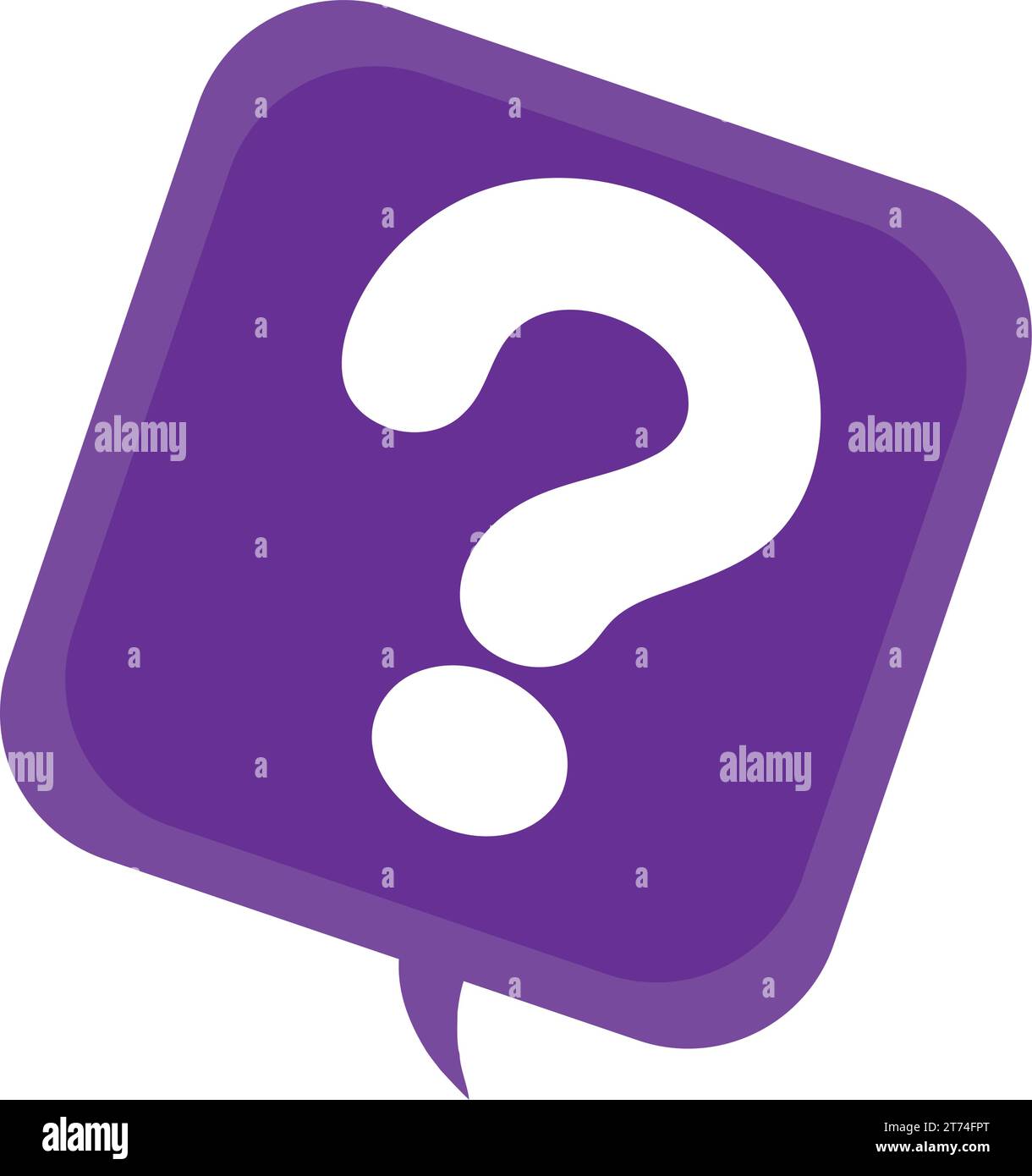 bubble with interrogation sign information Stock Vector Image & Art - Alamy