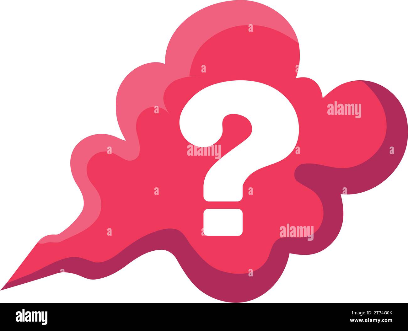 bubble with interrogation sign help Stock Vector Image & Art - Alamy