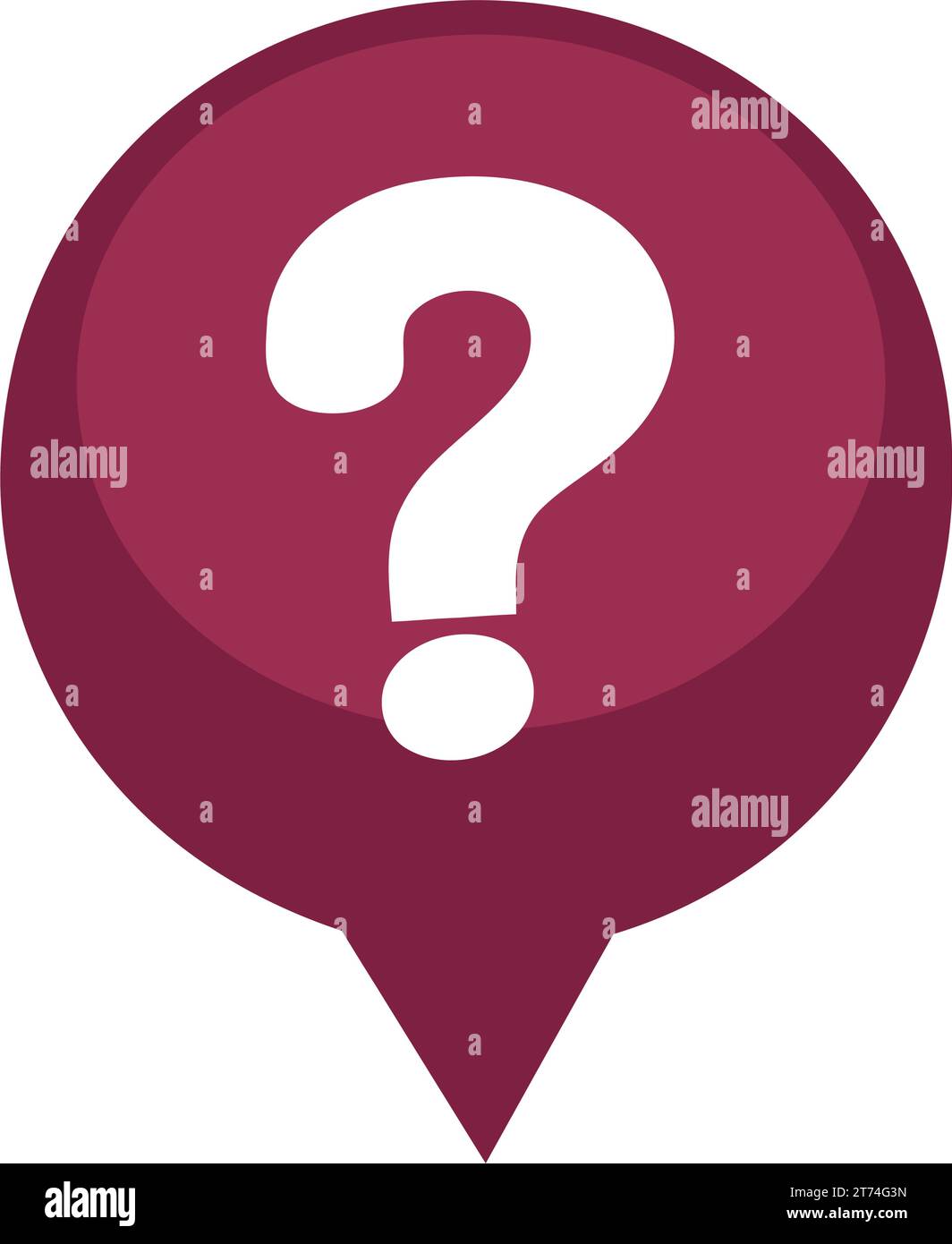 bubble with interrogation information Stock Vector Image & Art - Alamy