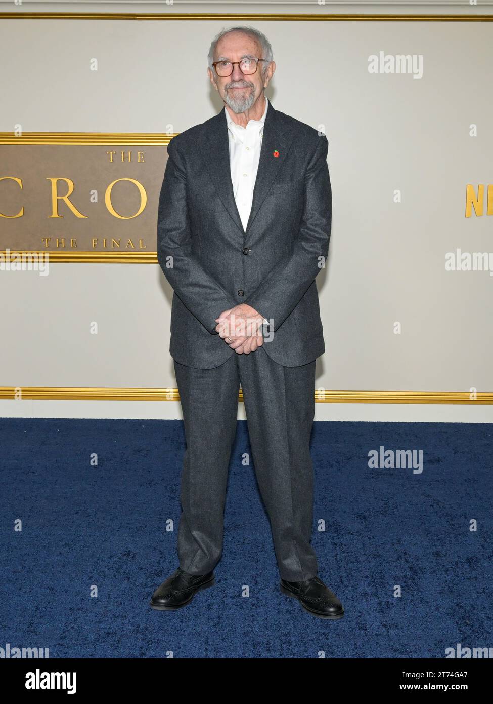 Westwood, California, USA. 12th Nov, 2023. Jonathan Pryce. Los Angeles ...