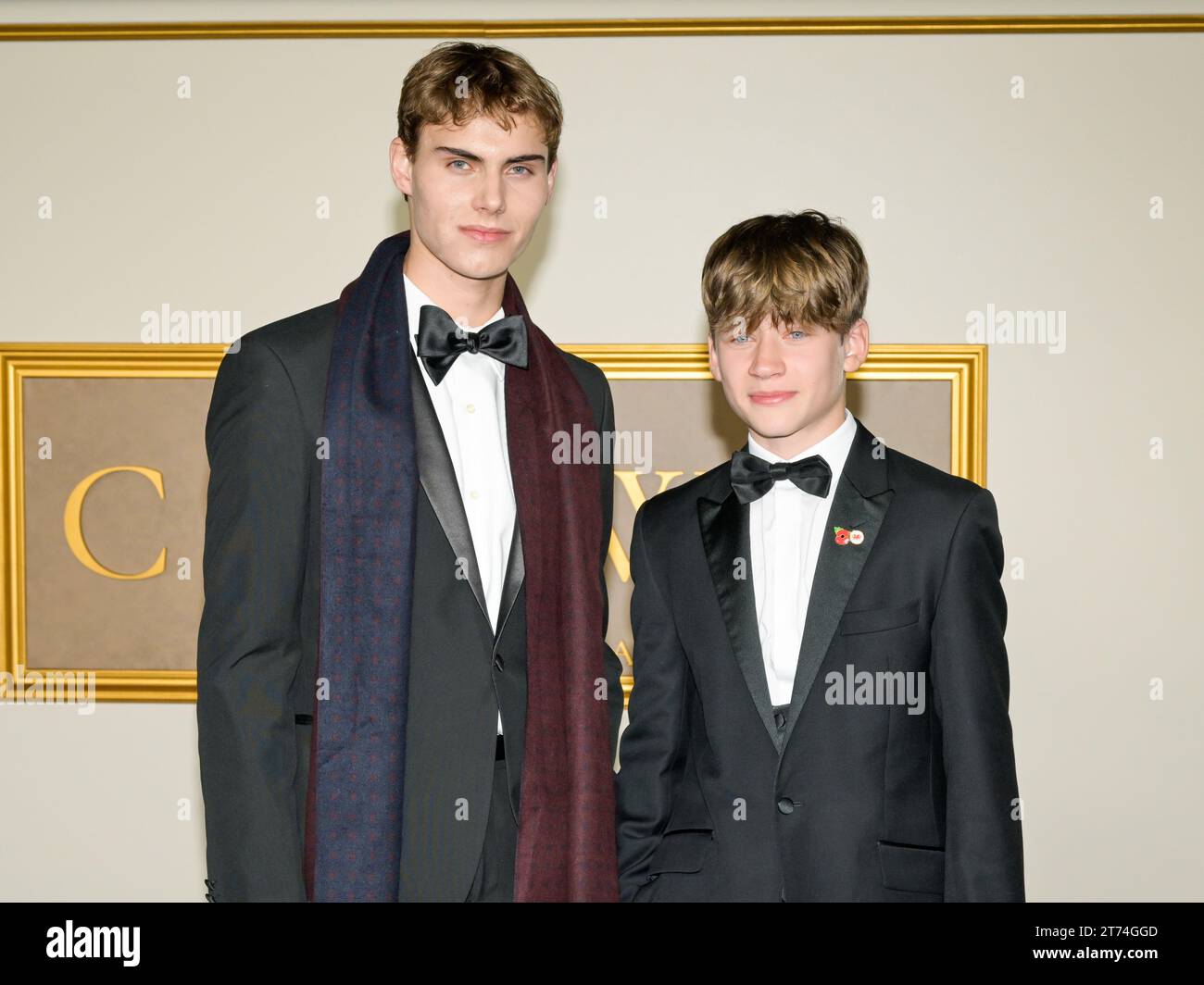 Westwood, California, USA. 12th Nov, 2023. Rufus Kampa and Fflyn ...