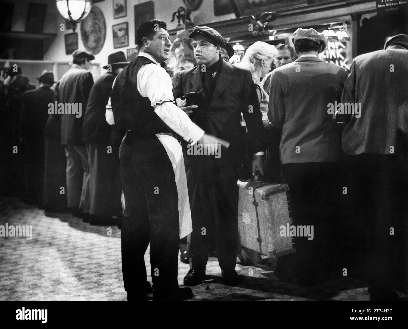Al Silvani, Rod Steiger, on-set of the film, "Al Capone", Allied ...