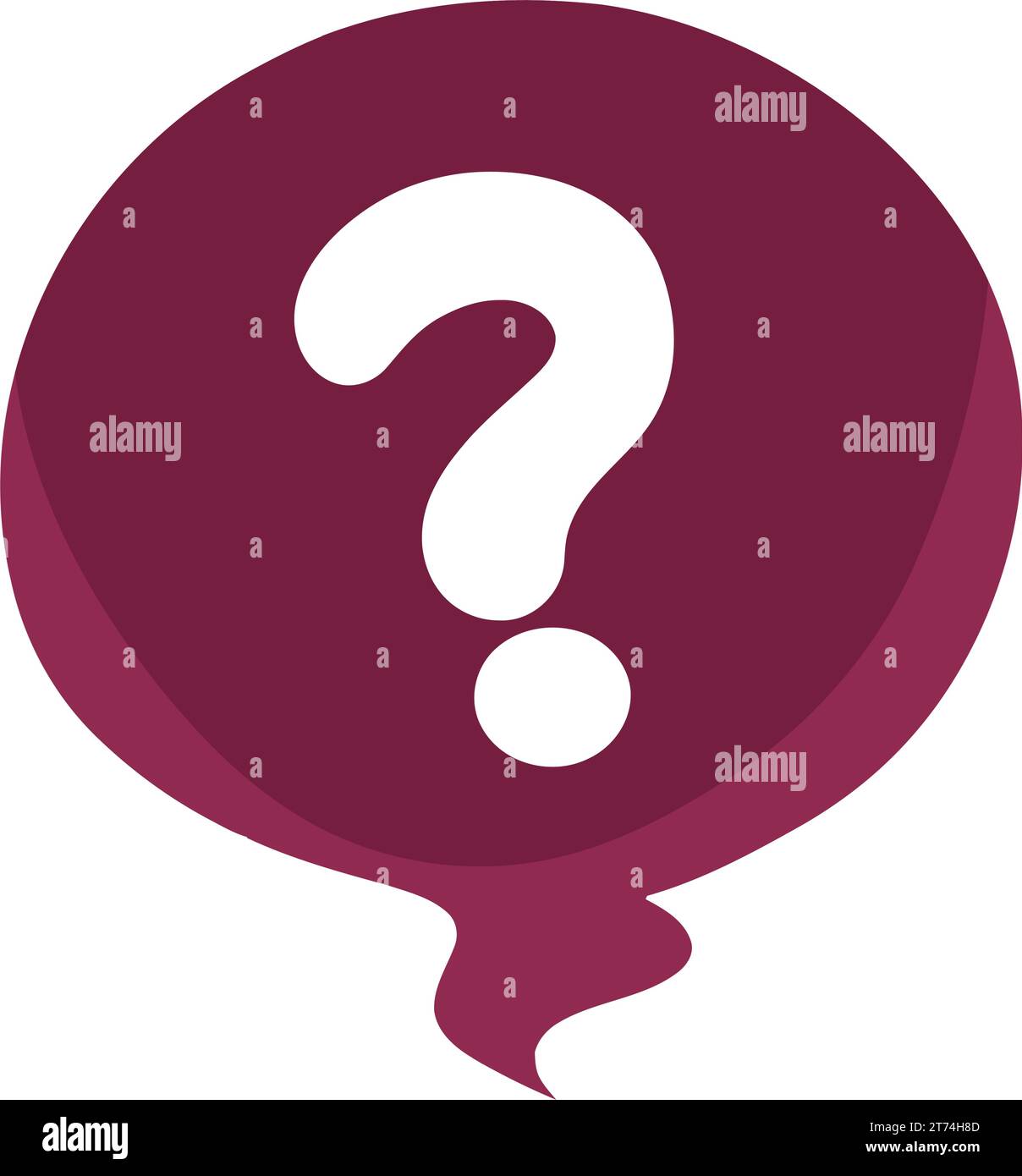 bubble with interrogation sign design Stock Vector Image & Art - Alamy