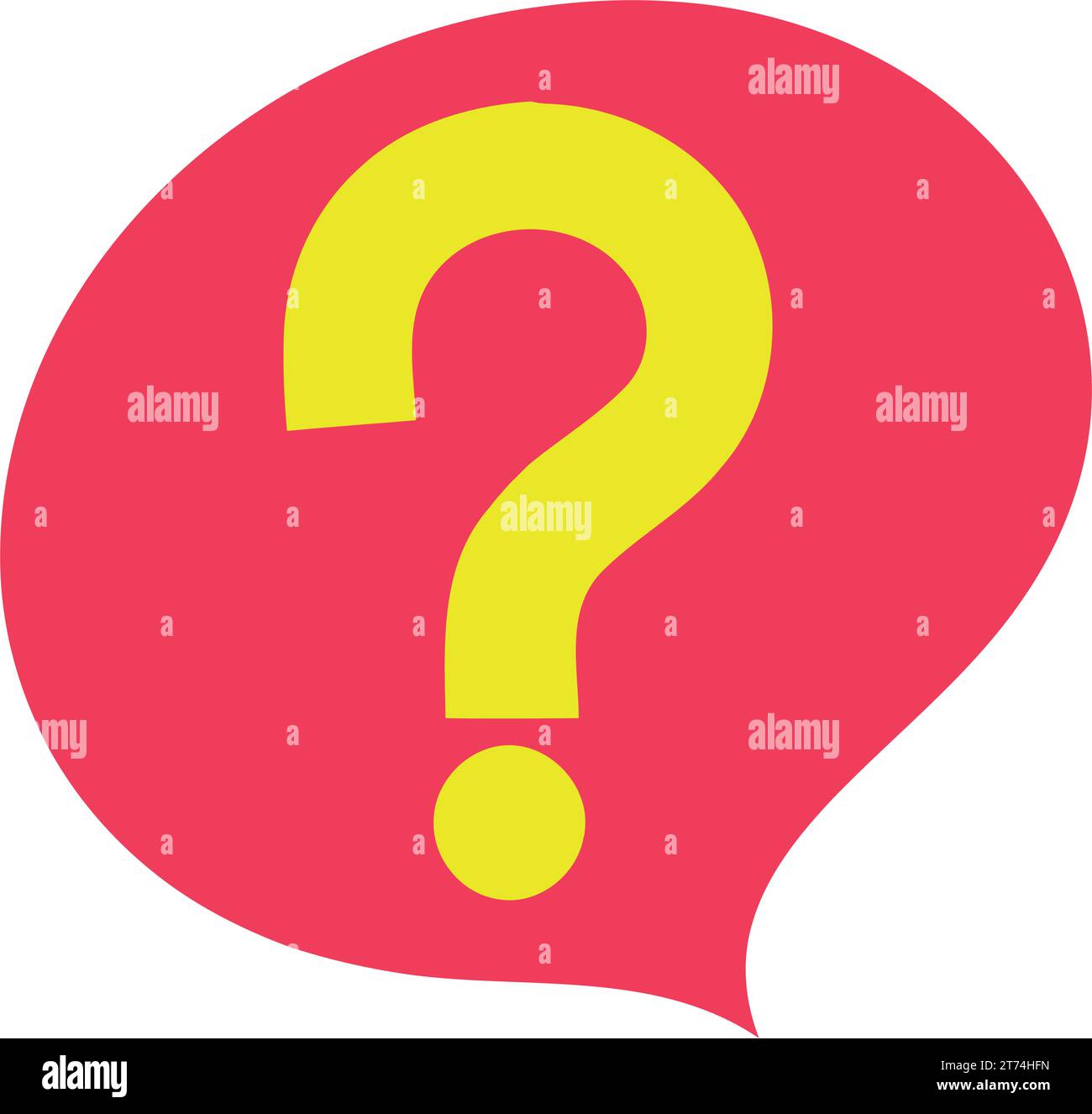 bubble with interrogation cartoon Stock Vector Image & Art - Alamy