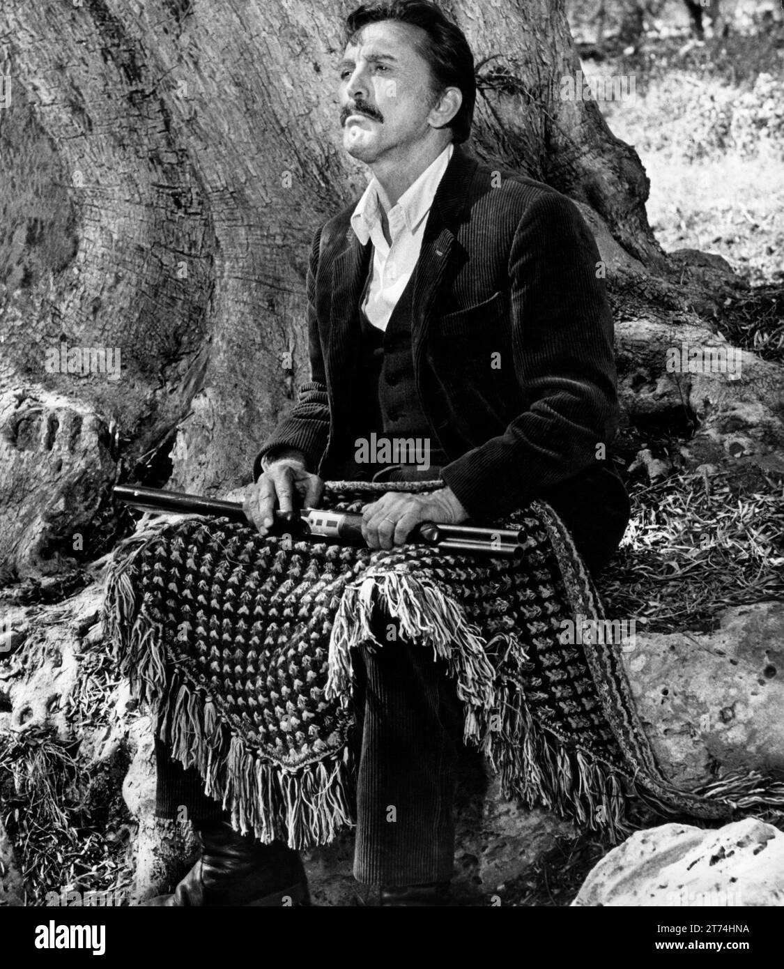 Kirk Douglas, on-set of the film, "The Brotherhood", Paramount Pictures ...