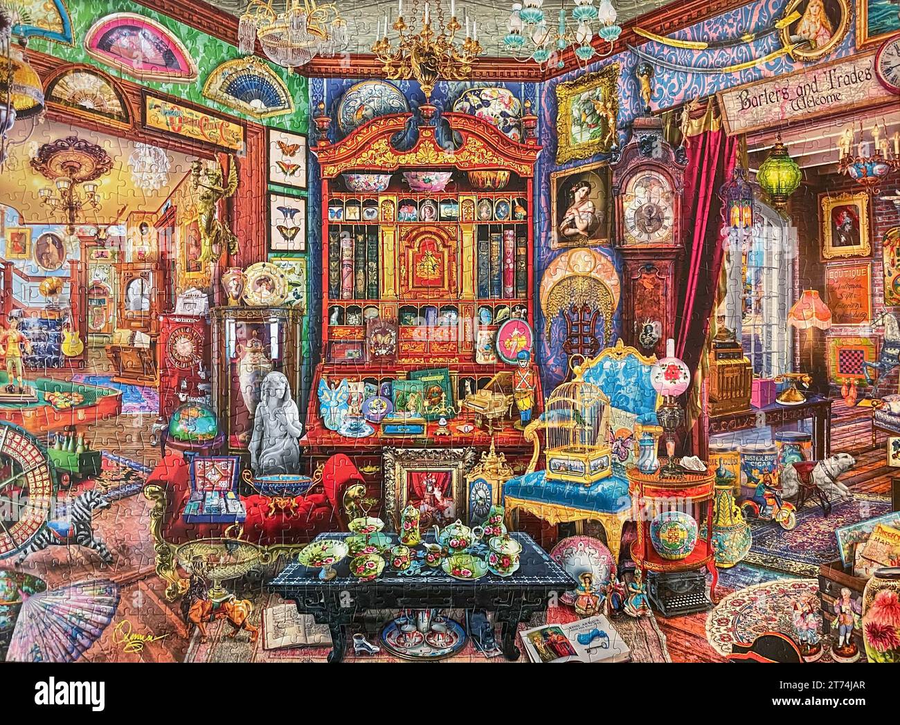 Completed puzzle hi-res stock photography and images - Alamy