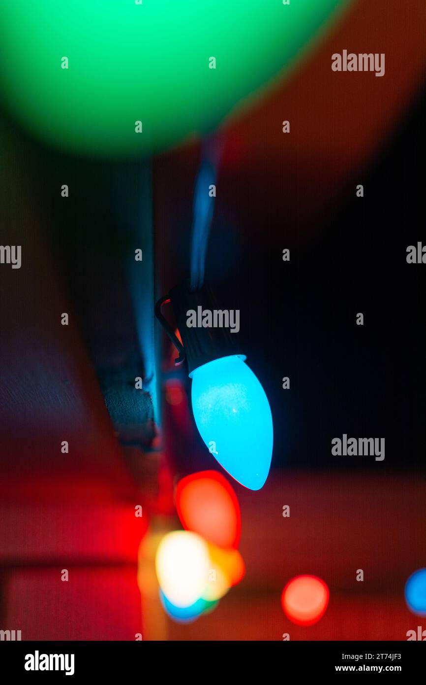 Christmas night glowing lights hi-res stock photography and images - Alamy