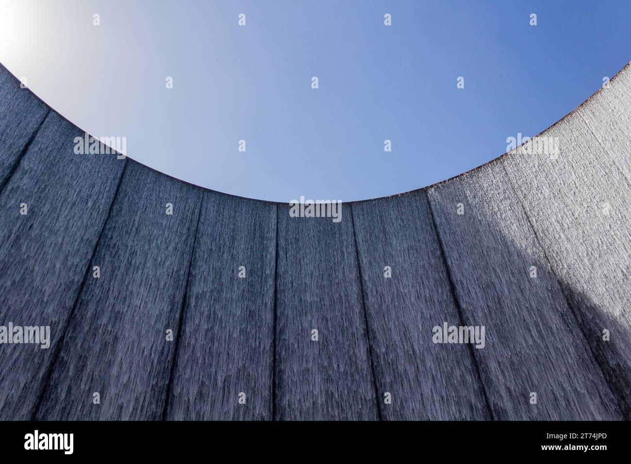 This stock photo shows the features of a concrete structure with a ...