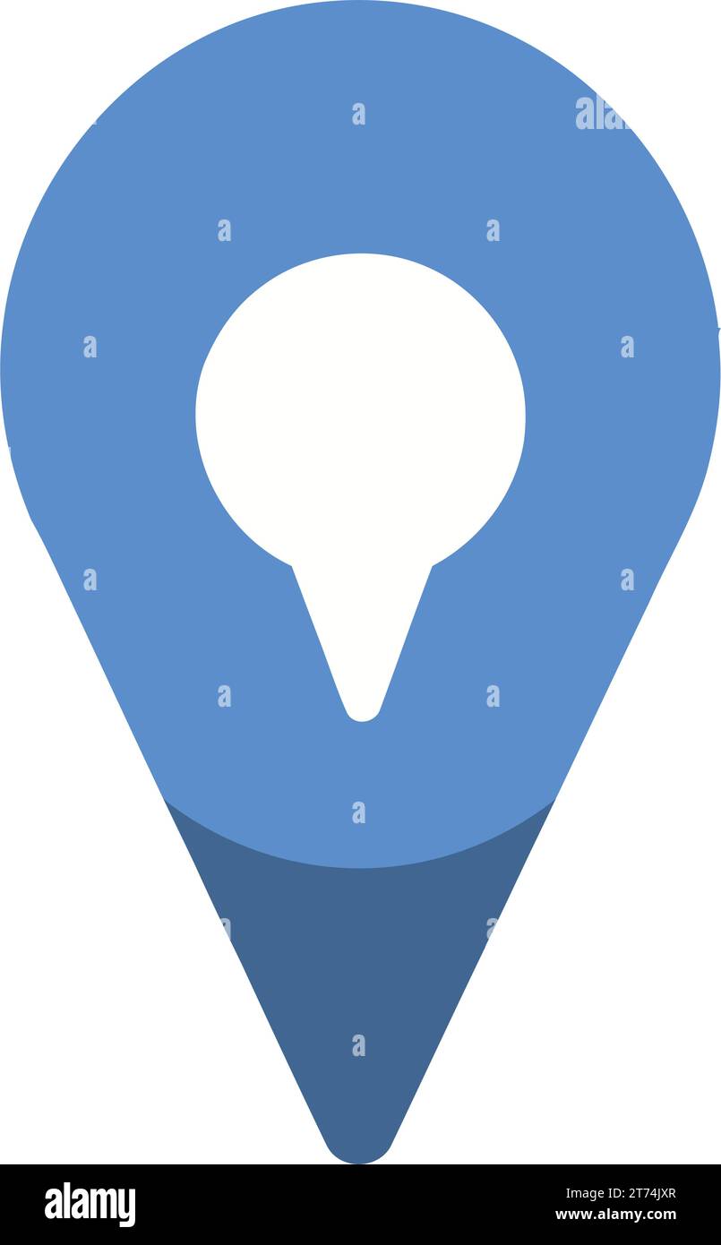 pin icon location vector illustration Stock Vector Image & Art - Alamy