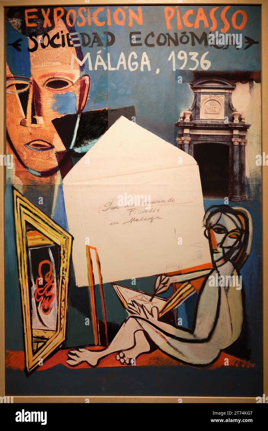 Exhibition poster picasso hi-res stock photography and images - Alamy
