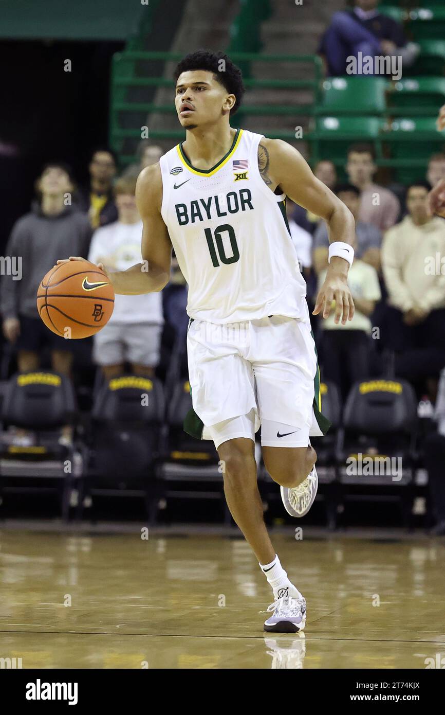 Baylor guard RayJ Dennis in an NCAA college basketball game against ...