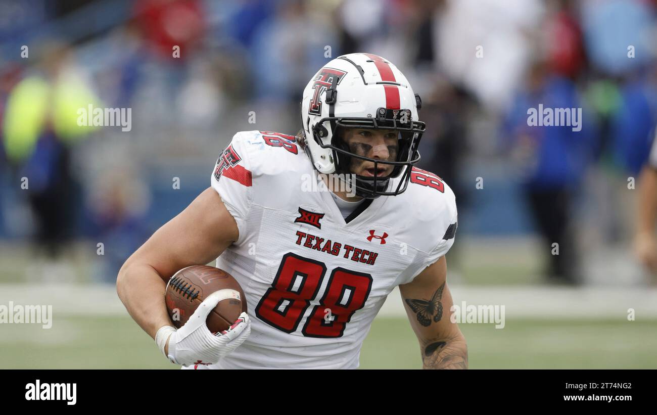 Texas Tech tight end Baylor Cupp (88) during an NCAA college football ...