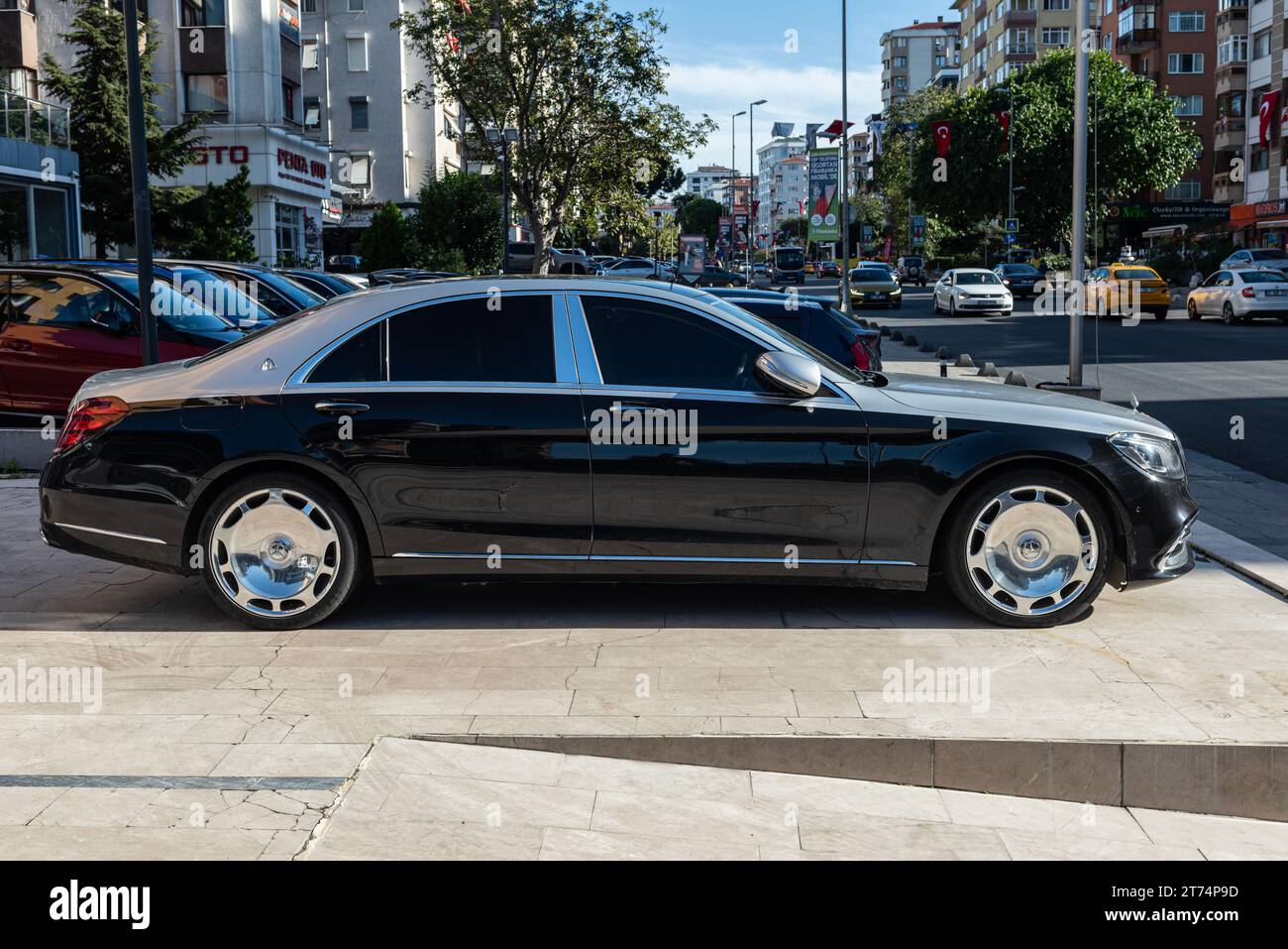 ISTANBUL, TURKEY - NOVEMBER 12, 2023: The New Mercedes S-Class Maybach ...