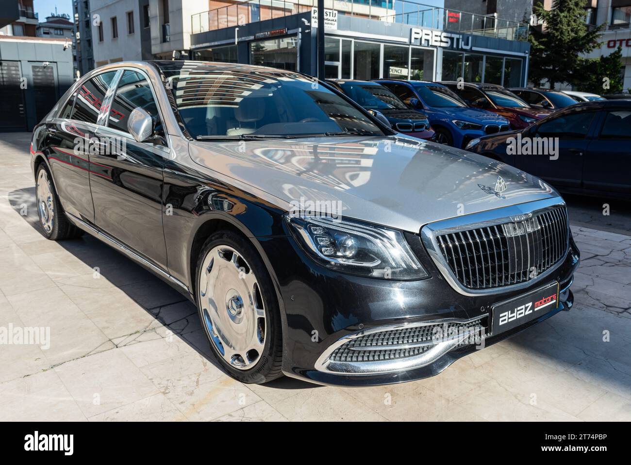 ISTANBUL, TURKEY - NOVEMBER 12, 2023: The New Mercedes S-Class Maybach ...
