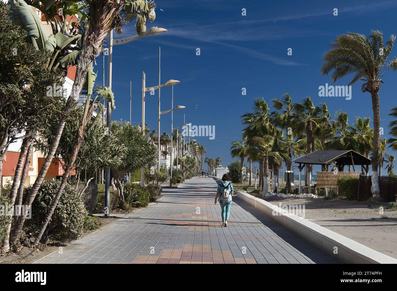 Costa del Sol Paseo Maritimo Torrox Costa Stock Photo - Alamy