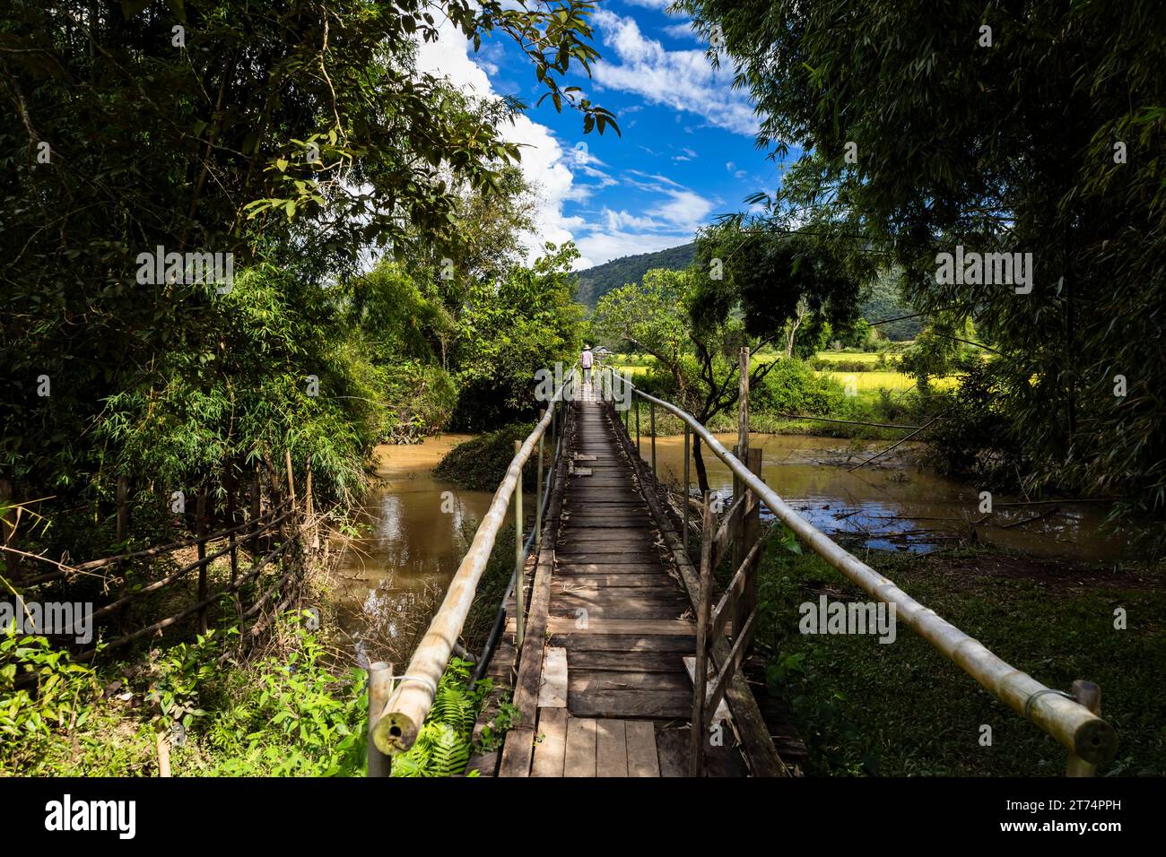 Local amall bridge to site 3, Plain of Jars(Jars plain), suburb of ...