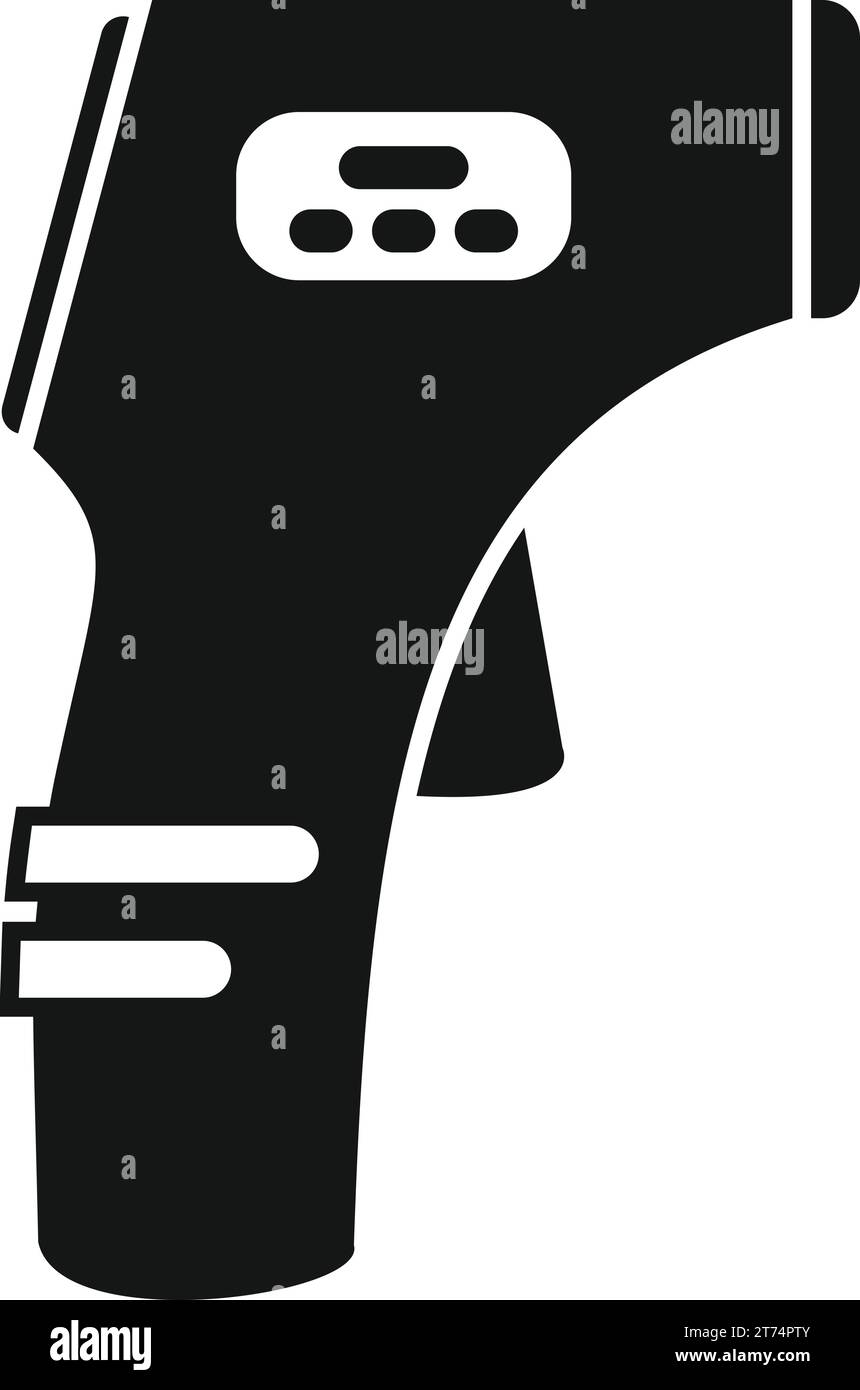 Scan temperature equipment icon simple vector. Tool scan. Test care gun ...
