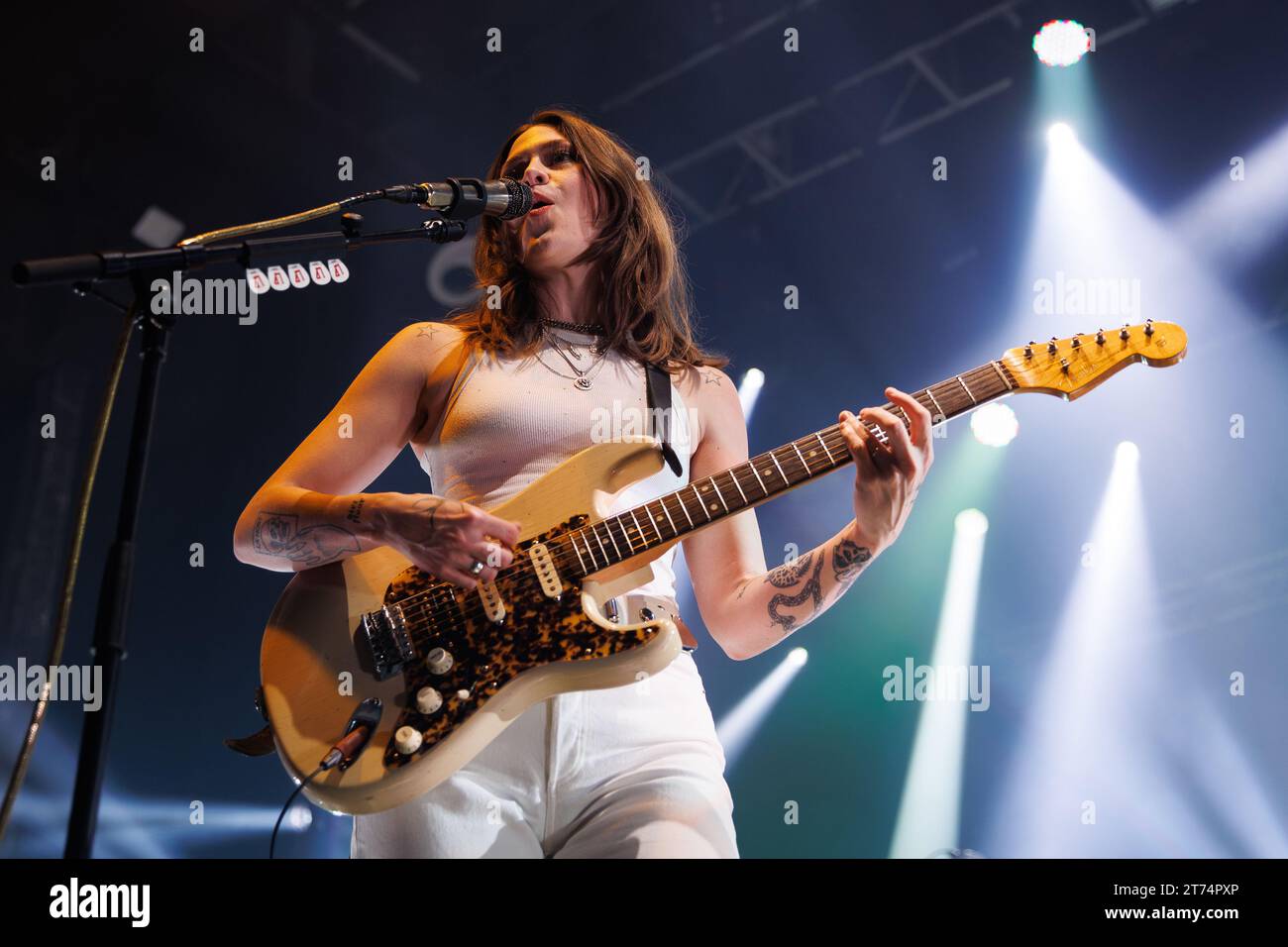 BARCELONA - NOV 7: Larkin Poe (southern rock band) perform on stage at ...