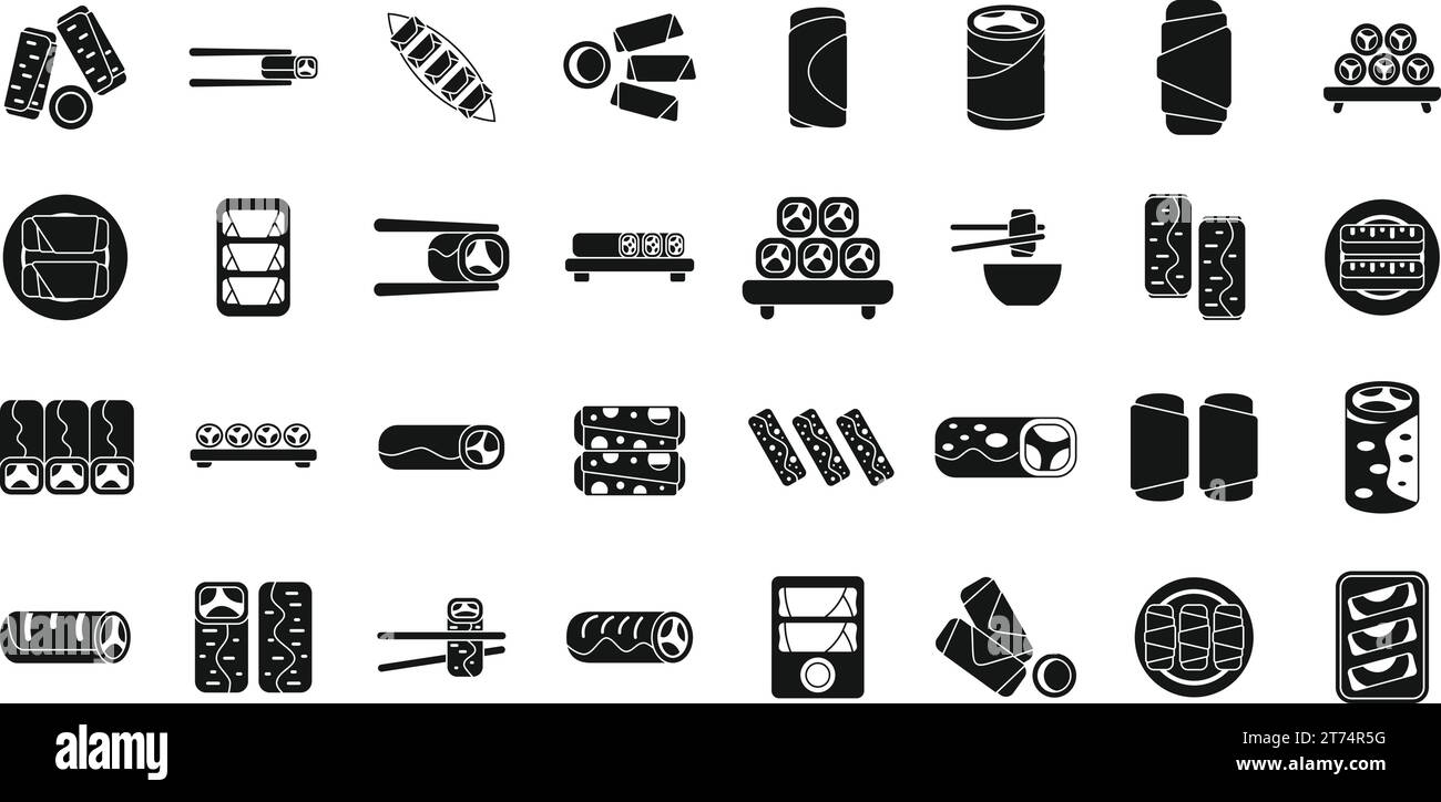 Vietnamese food buffet Stock Vector Images - Alamy