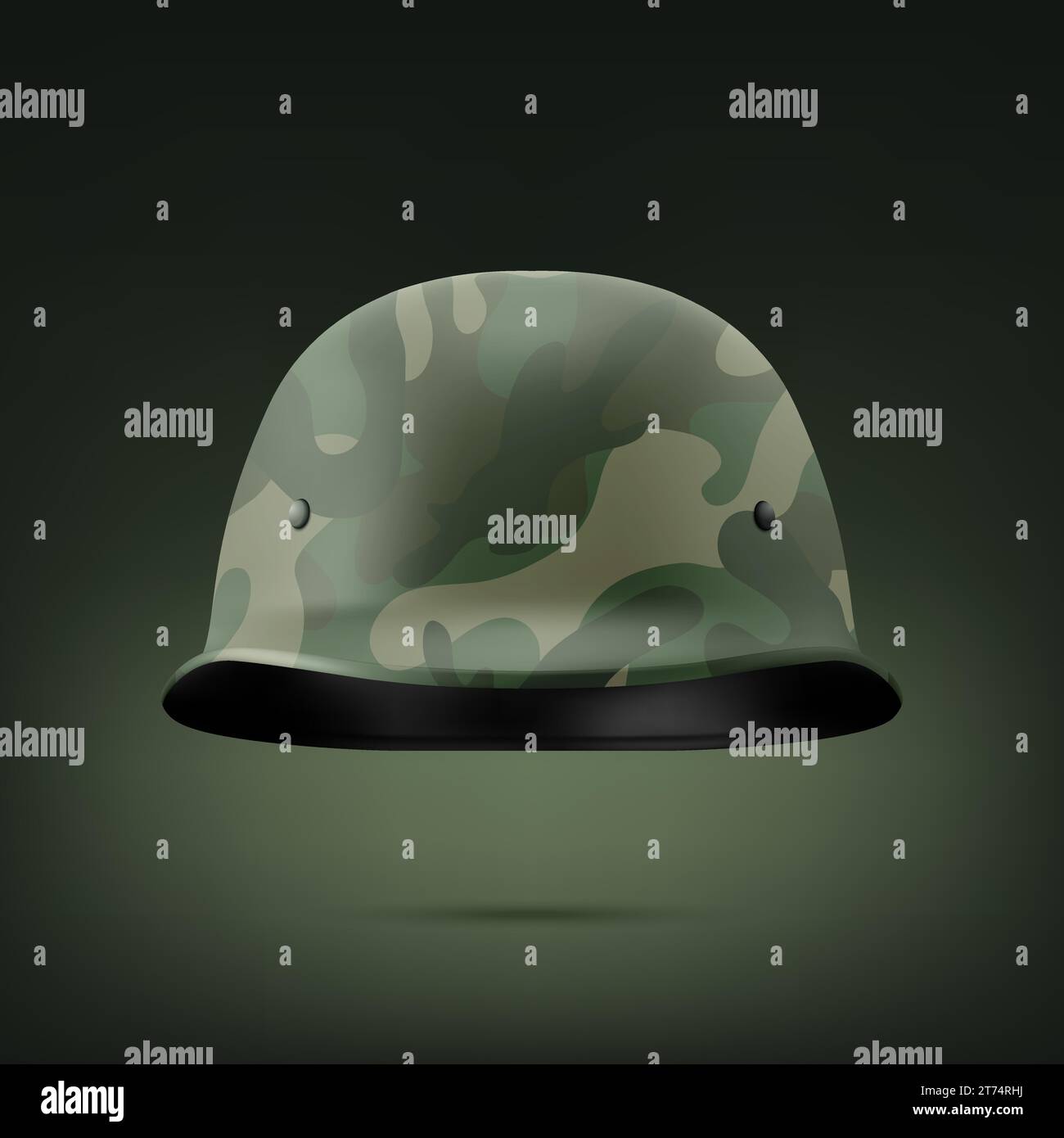 Vector 3d Realistic Military Protect Helmet Icon Closeup. Helmet, Army ...