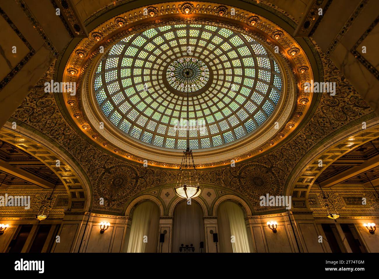 Chicago Cultural Center. Chicago, United States Stock Photo - Alamy