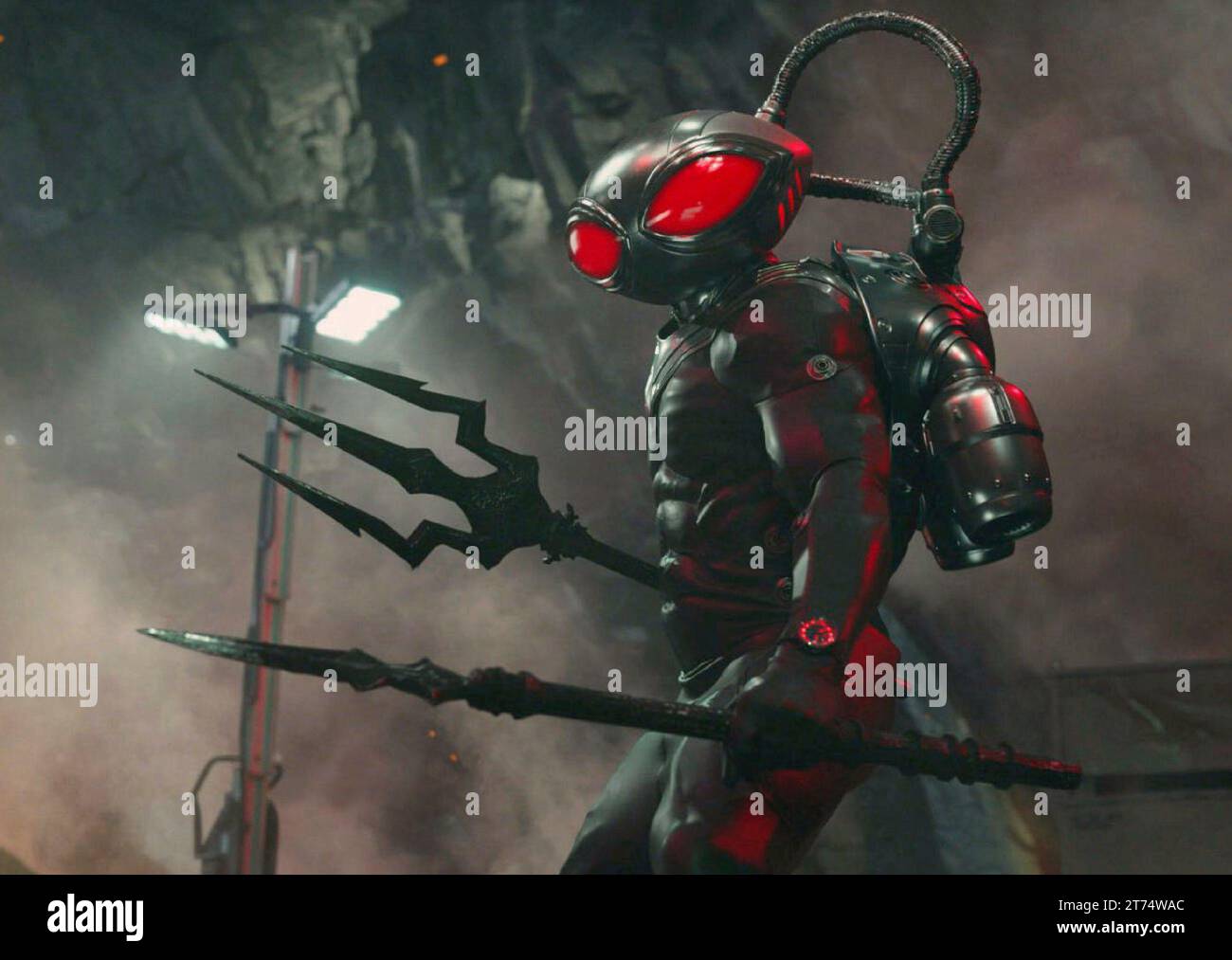 Aquaman and the Lost Kingdom Black Manta Stock Photo - Alamy